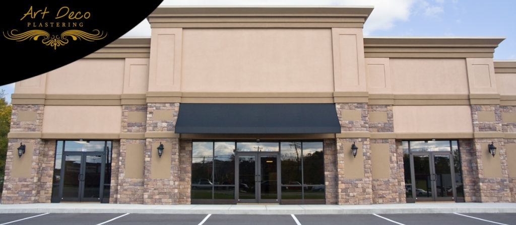 Smooth Finish, Score Lines & Stucco Siding - Art Deco Plastering