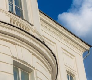 Smooth Finish, Score Lines & Stucco Siding - Art Deco Plastering